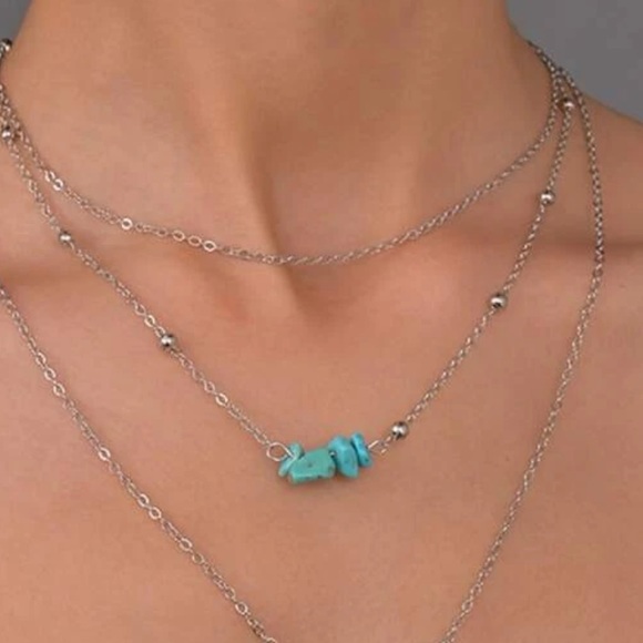 Jewelry | Turquoise Layered Necklace | Poshmark